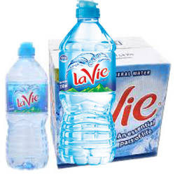 Bình nước khoáng LaVie 19l, giá tốt, đem đến tận nhà tiện lợi